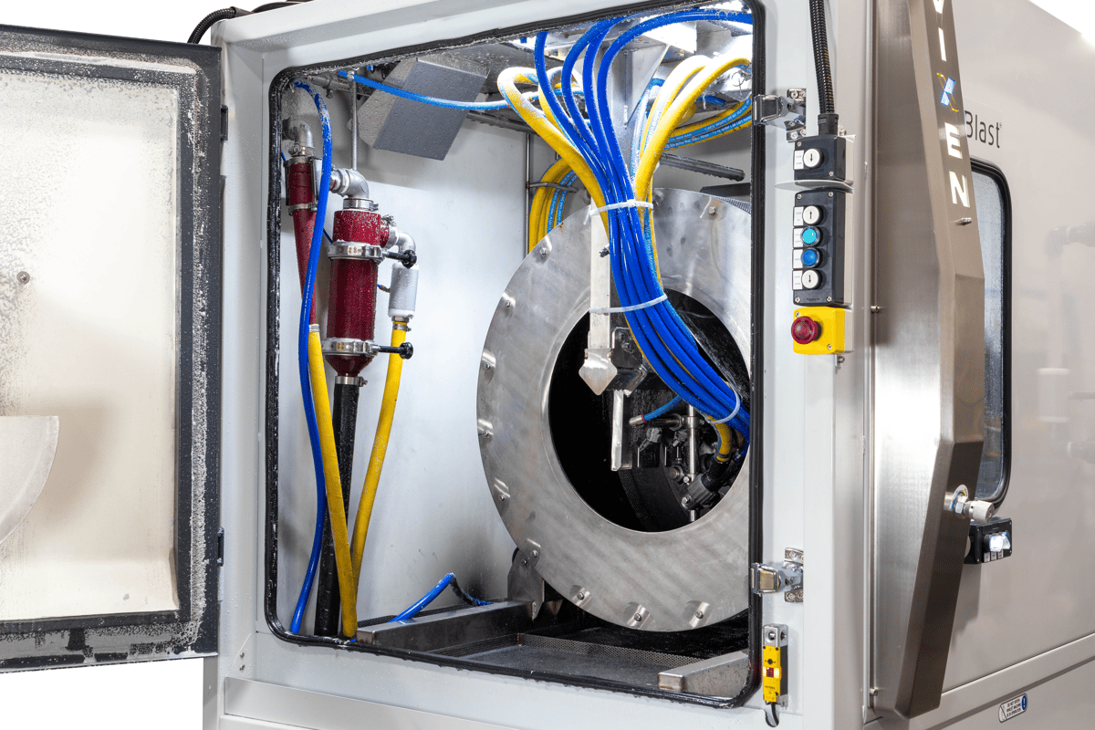What is Wet blasting